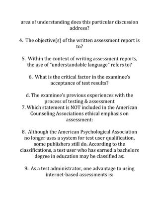 Ash ccmh 535 week 6 quiz new | DOC