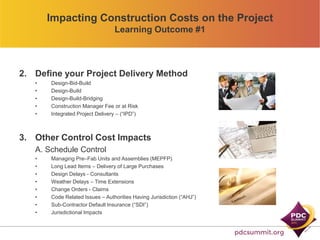Balancing Flexibility and Cost Control in Construction Projects | PDF ...