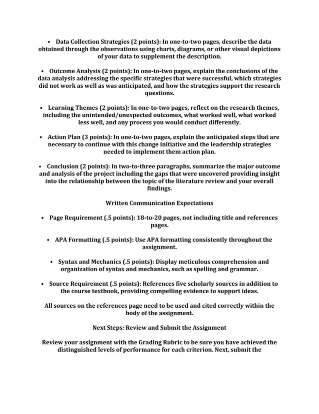 Ash edu 675 week 6 final project action research formal presentation of findings new | DOC