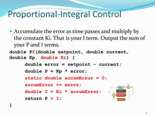 PID Control System | PPTX | Consumer Electronics | Technology & Computing