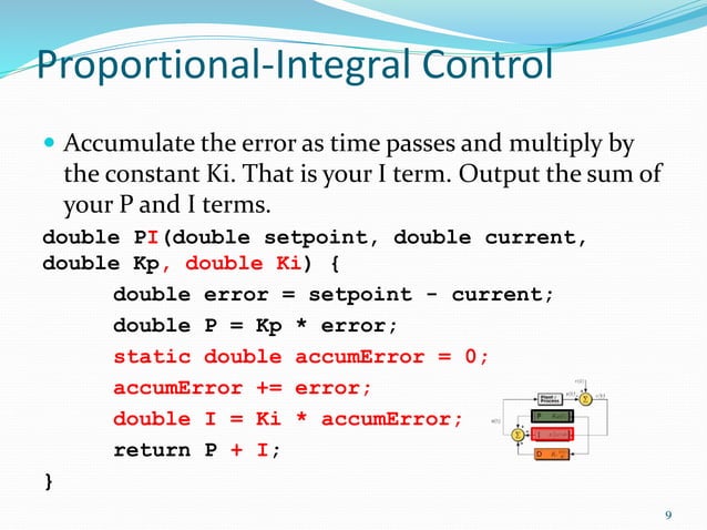 PID Control System | PPTX | Consumer Electronics | Technology & Computing