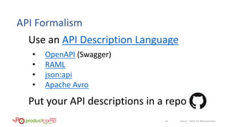 A lifecycle for microservices | PPT