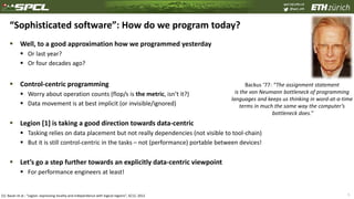 Data-Centric Parallel Programming | PPTX | Programming Languages | Computing