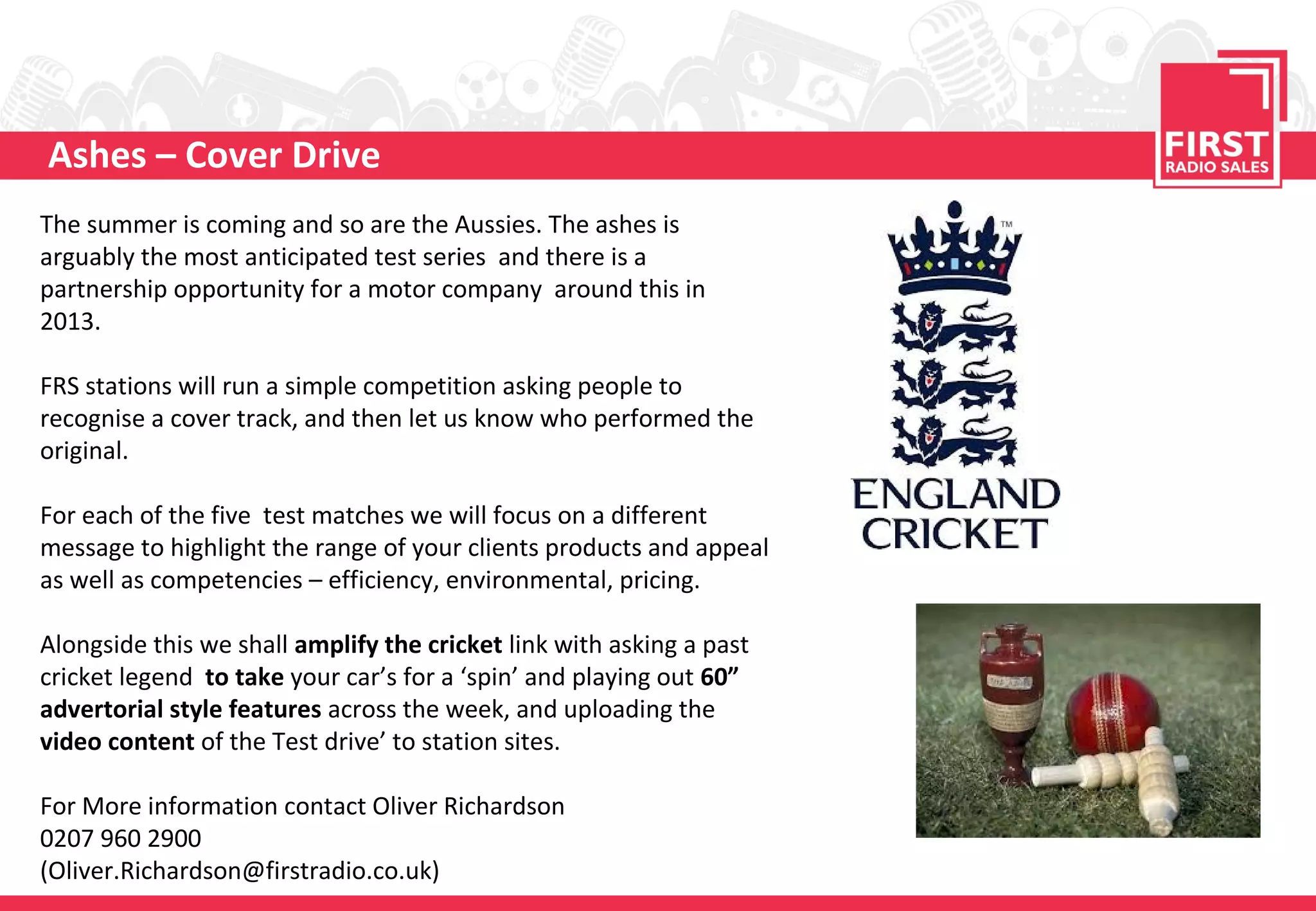 Ashes cover drive | PPT