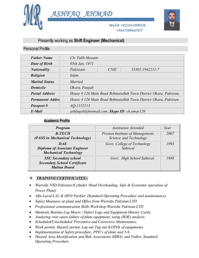 Ashfaq cv . | DOCX