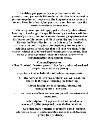 Ashford edu 692 week 5 assignment a case for problem | PDF