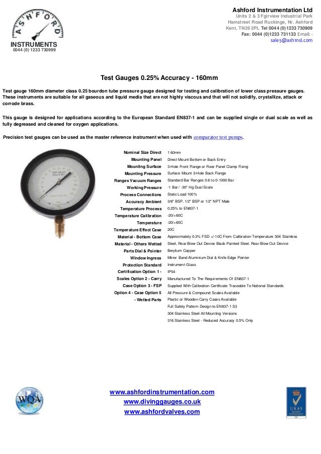 Ashford instrumentation product offering | PDF