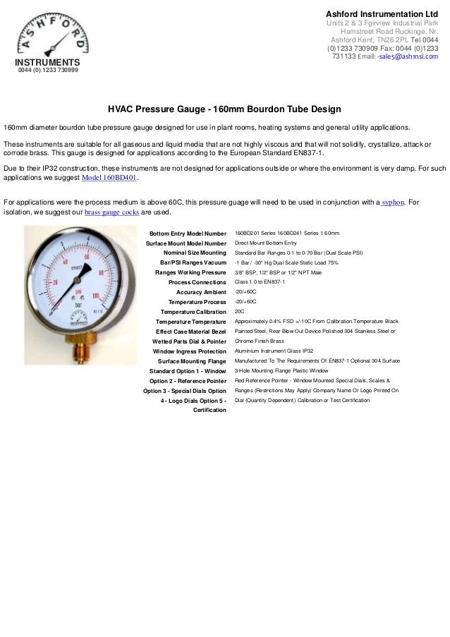 Ashford instrumentation product offering | PDF