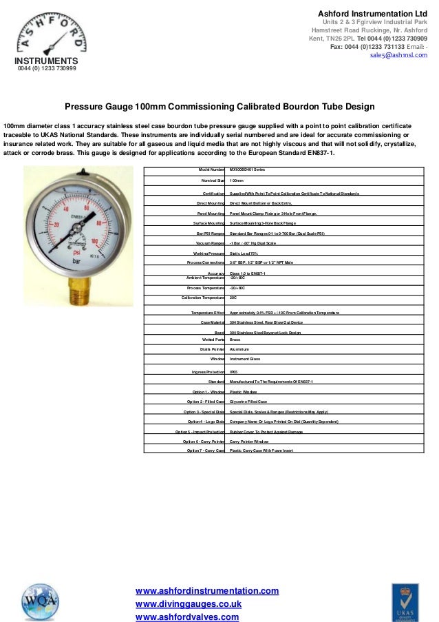 Ashford instrumentation product offering | PDF