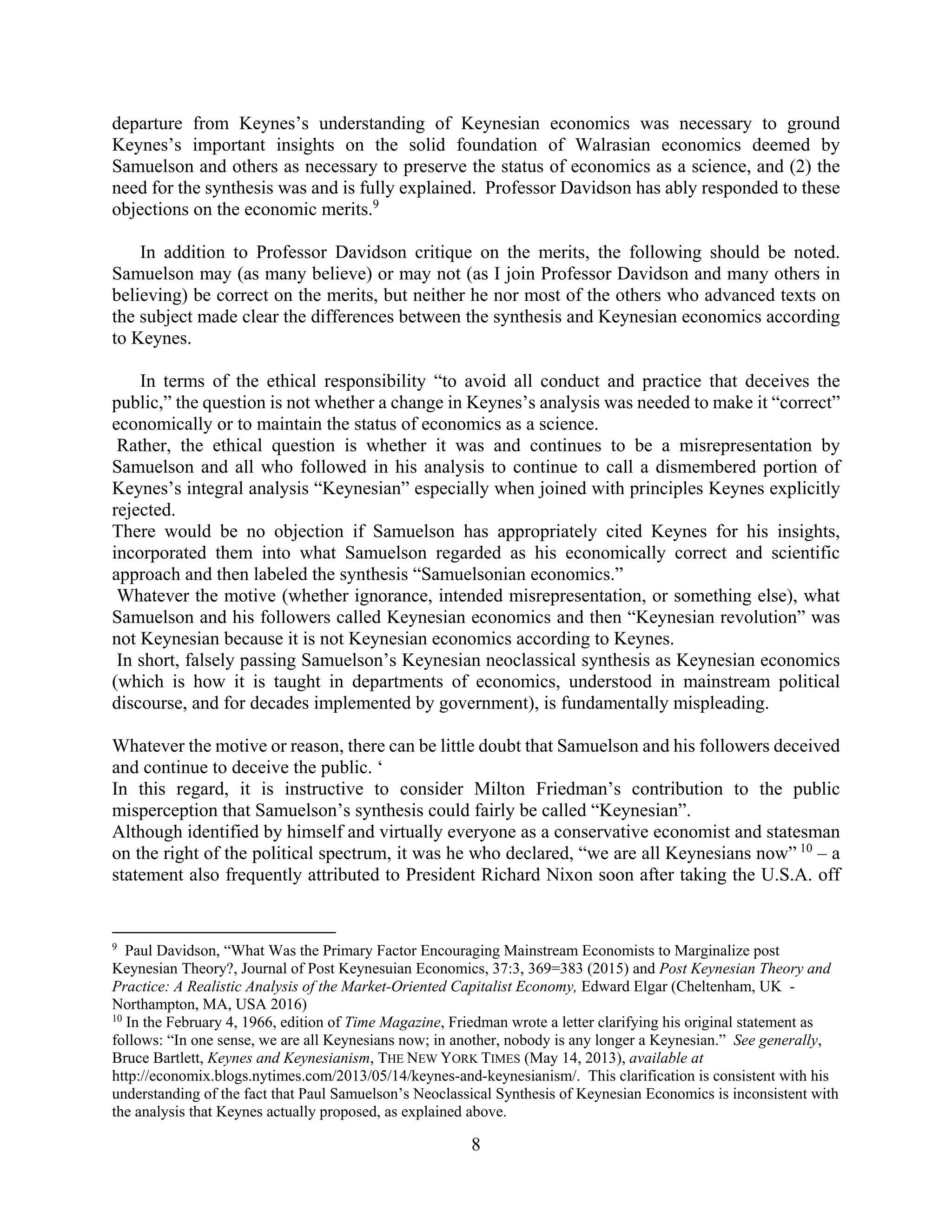 The Future of Post Keynesian Economics | PDF