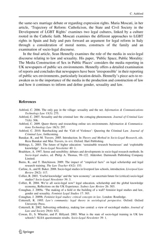 Ashford socio legal perspectives | PDF