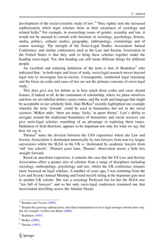 Ashford socio legal perspectives | PDF