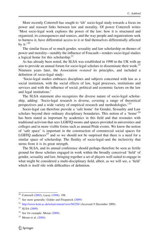 Ashford socio legal perspectives | PDF
