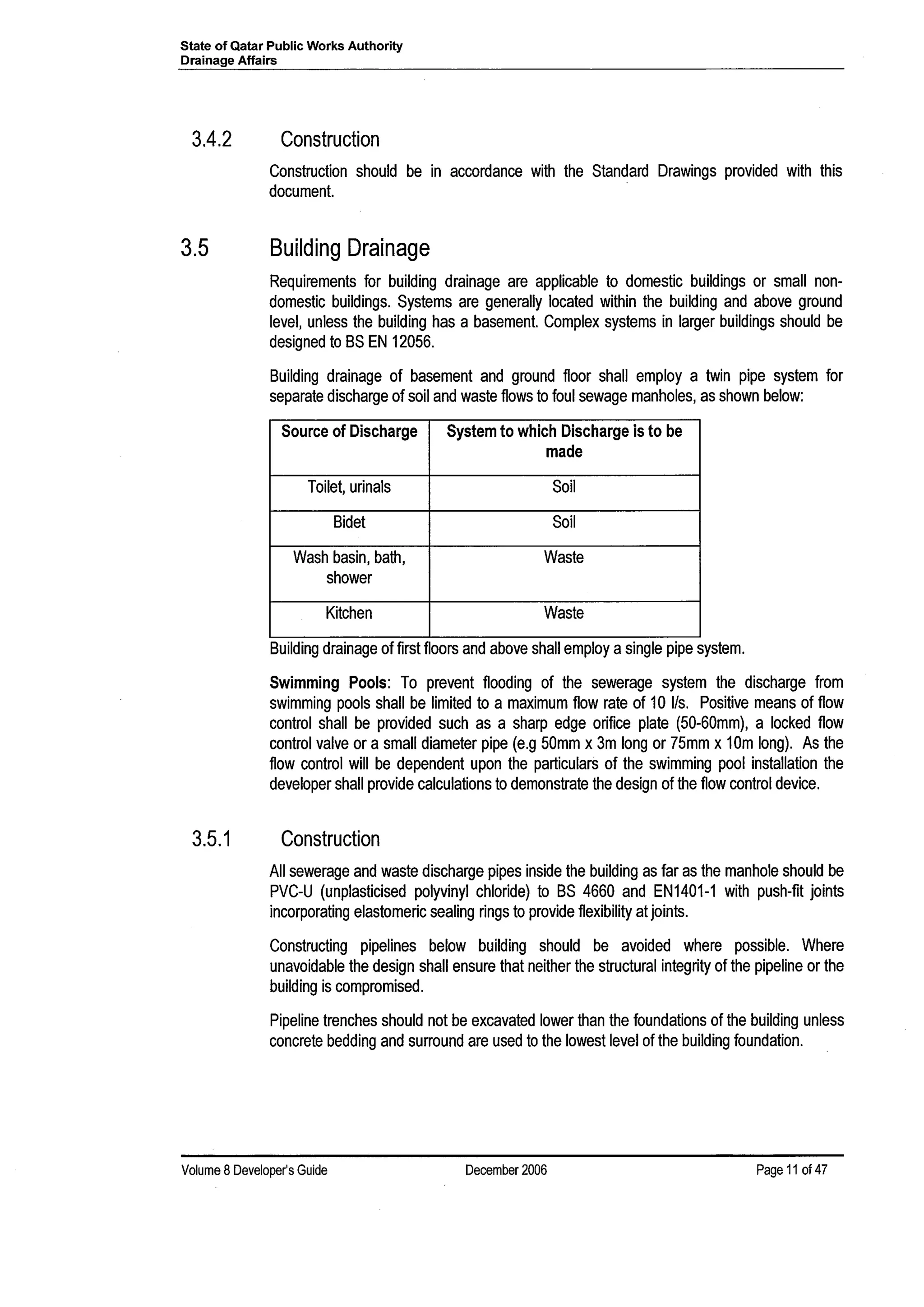 Ashghal guide-qatar-sewerage-amp-drainage-design-manual | PDF