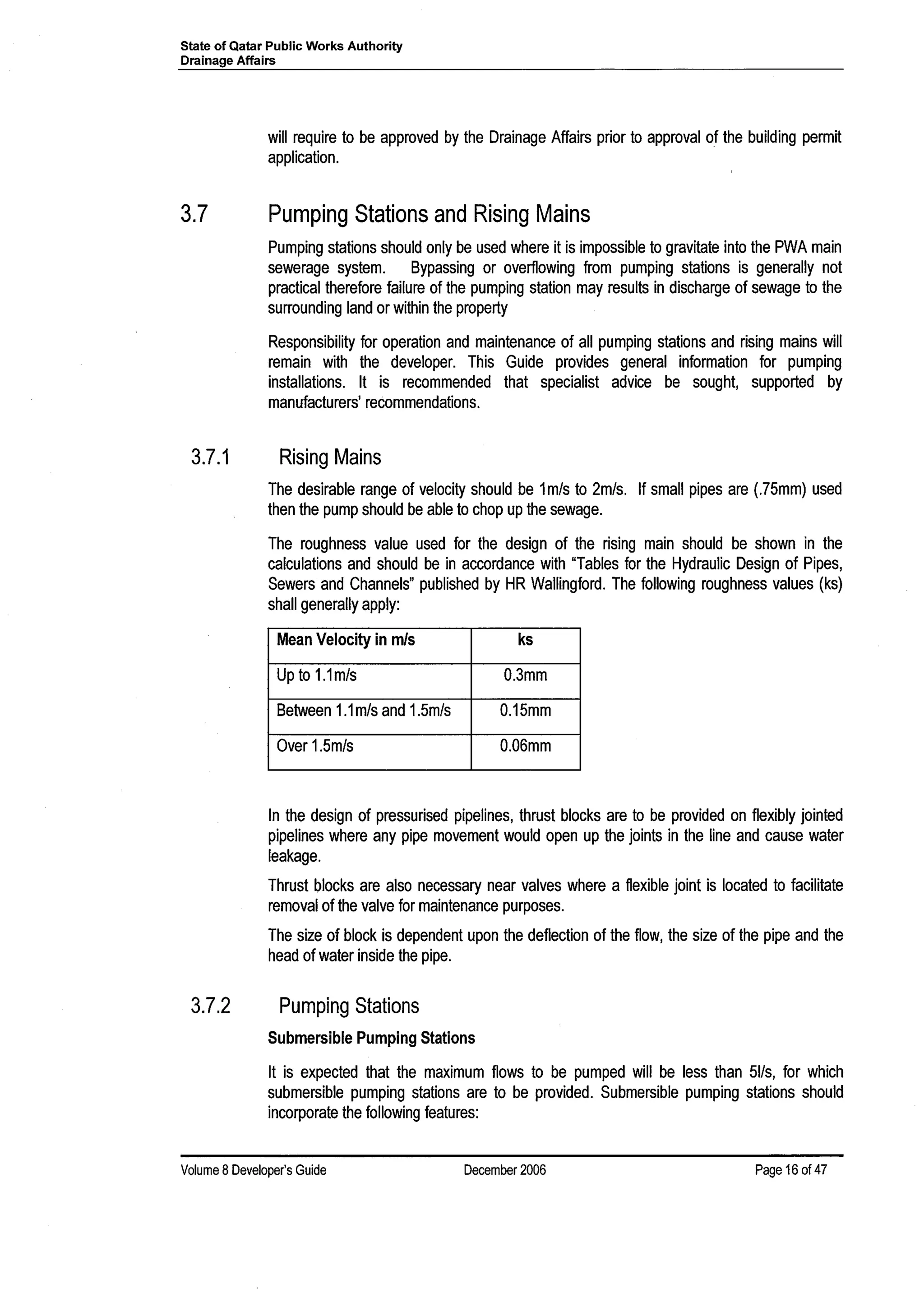 Ashghal guide-qatar-sewerage-amp-drainage-design-manual | PDF