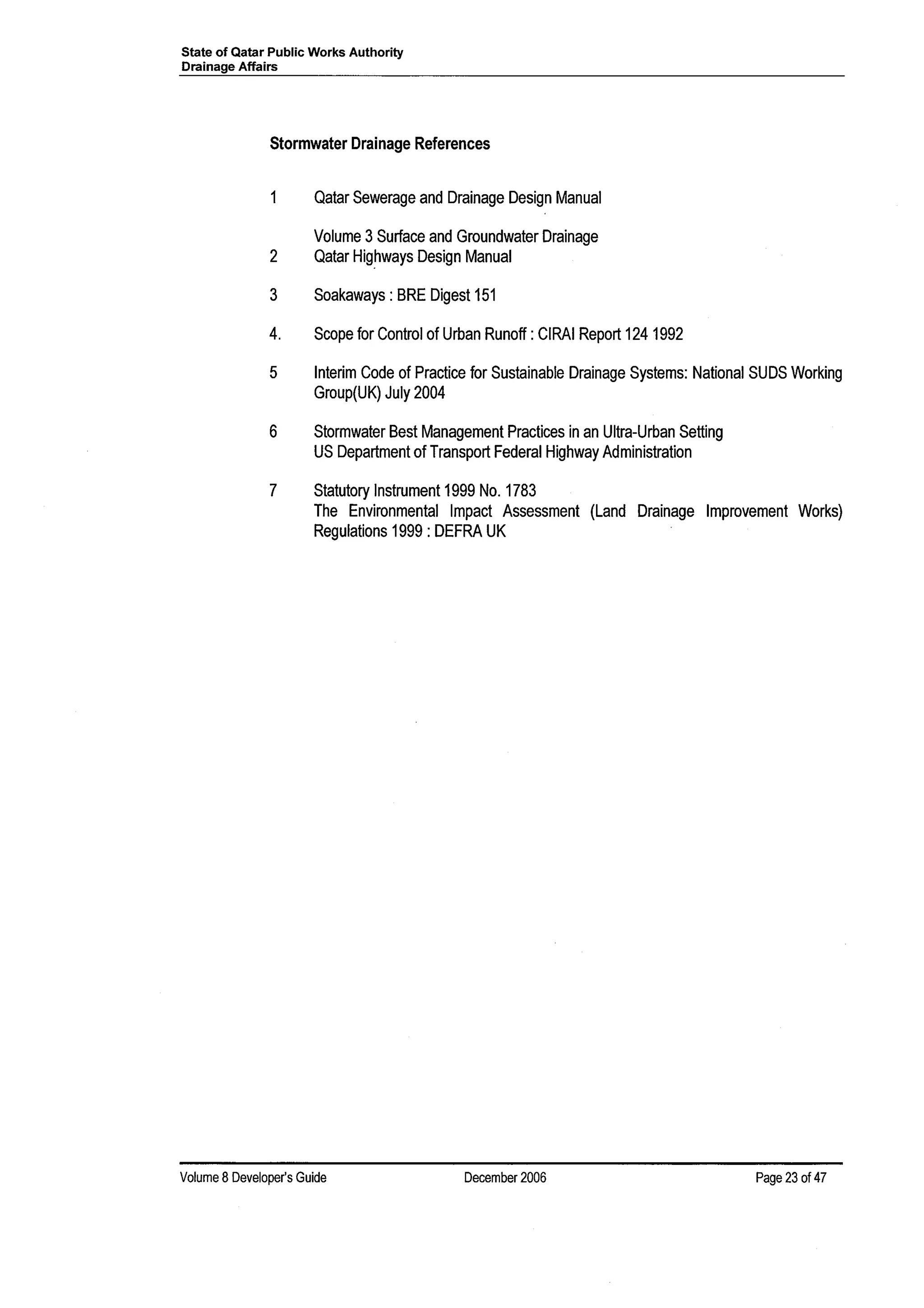 Ashghal guide-qatar-sewerage-amp-drainage-design-manual | PDF