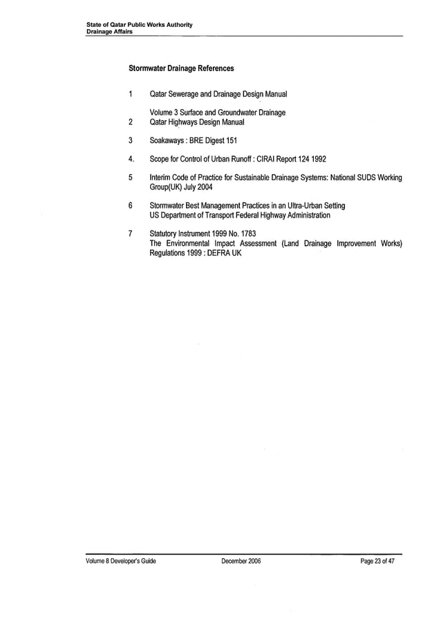 Ashghal guide-qatar-sewerage-amp-drainage-design-manual | PDF ...