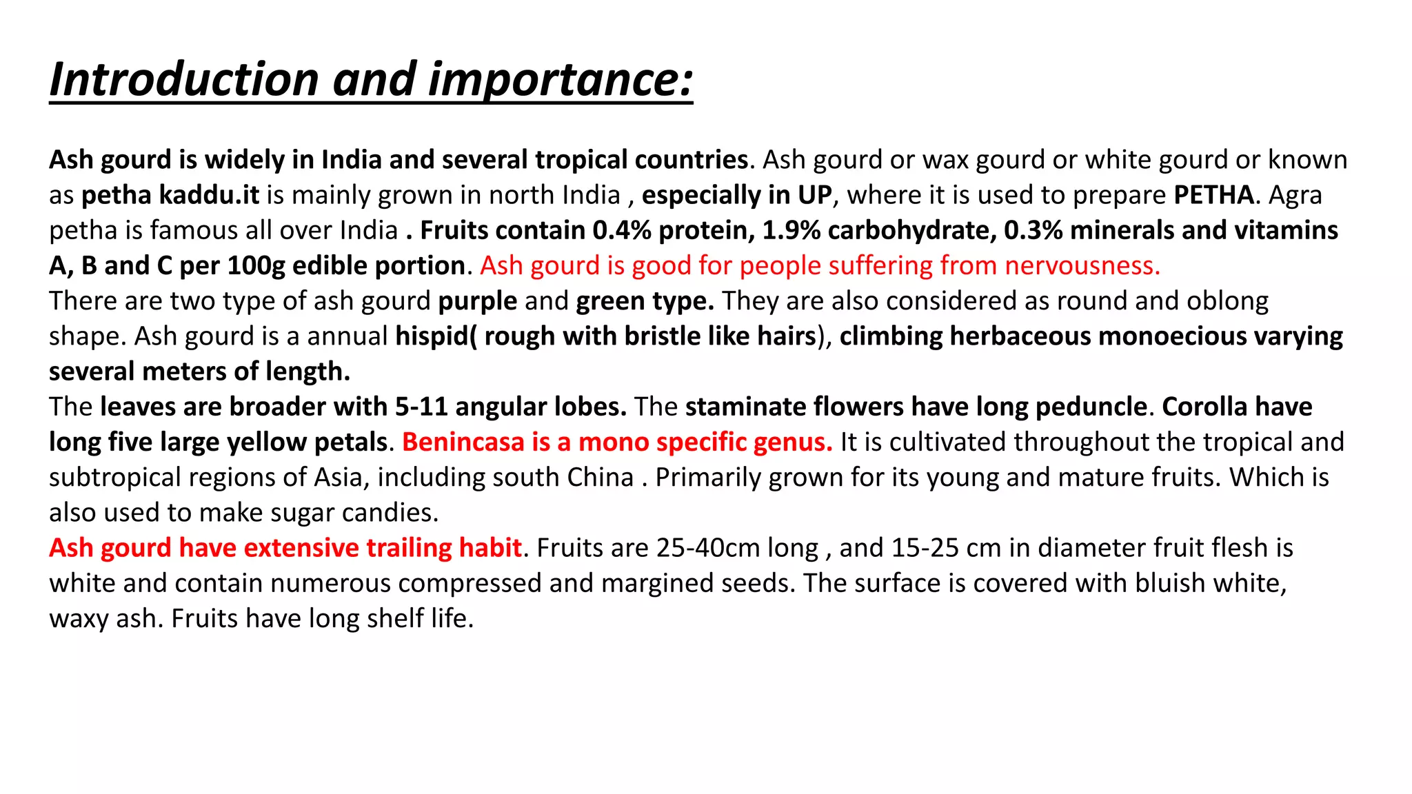 Ashgourd, Ash gourd | PPTX