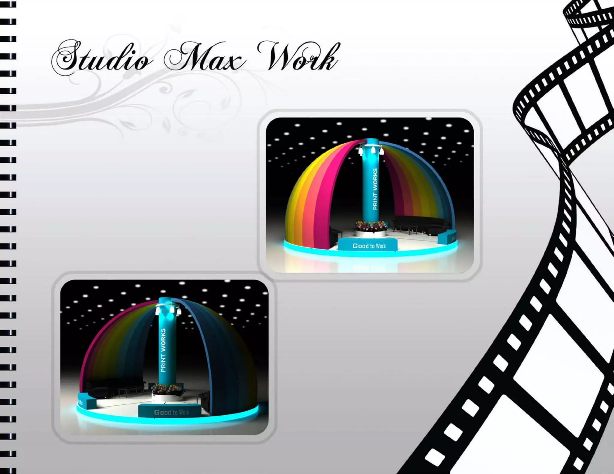 Freelance 3D visualizer - Exhibition Stands, Podiums, Kiosk Etc | PDF