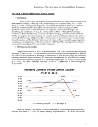 Kraft Heinz Investment Memo - Hamidi | PDF