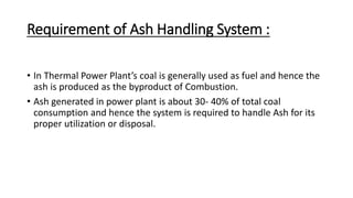 Ash Handling Power Plant System | PPTX