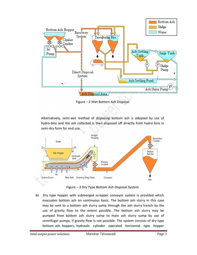Ash handling plants of Thermal Power Stations | PDF | Technology ...