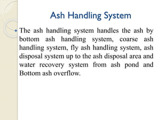 Ash Handling System of a Thermal Power Plant | PPTX