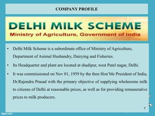 Delhi Milk Scheme | PPT