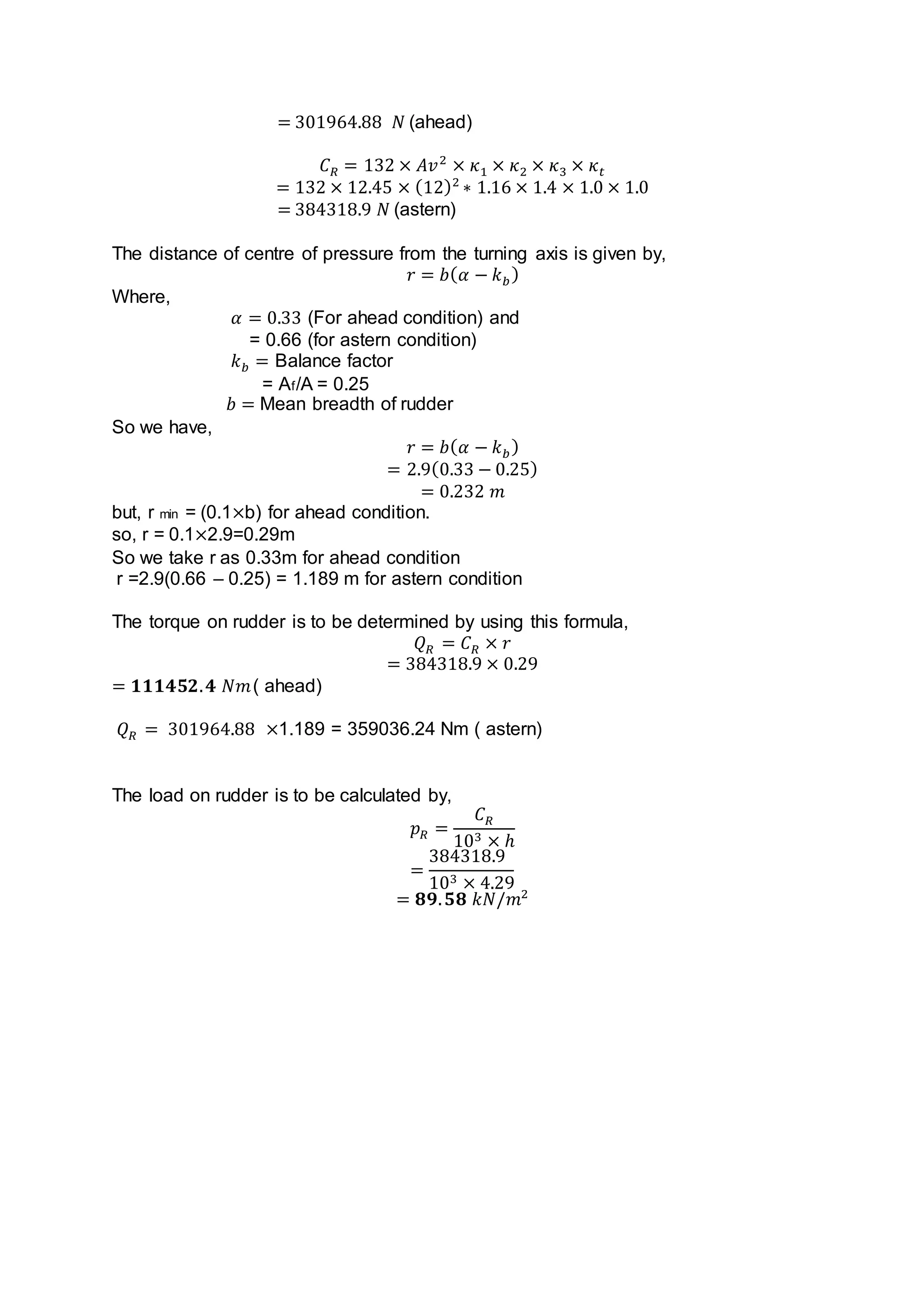 Rudder & Steering Design | DOCX