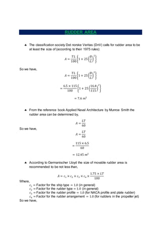 Rudder & Steering Design | DOCX