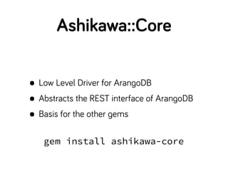 Rupy2012 ArangoDB Workshop Part2 | PDF | Databases | Computer Software and Applications