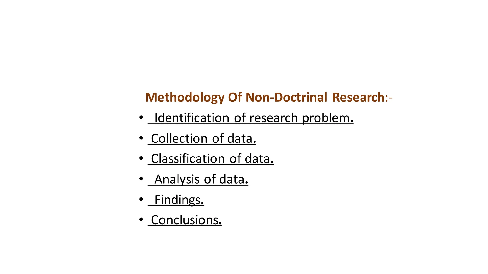 doctrinal and non doctrinal research-research methodology | PDF