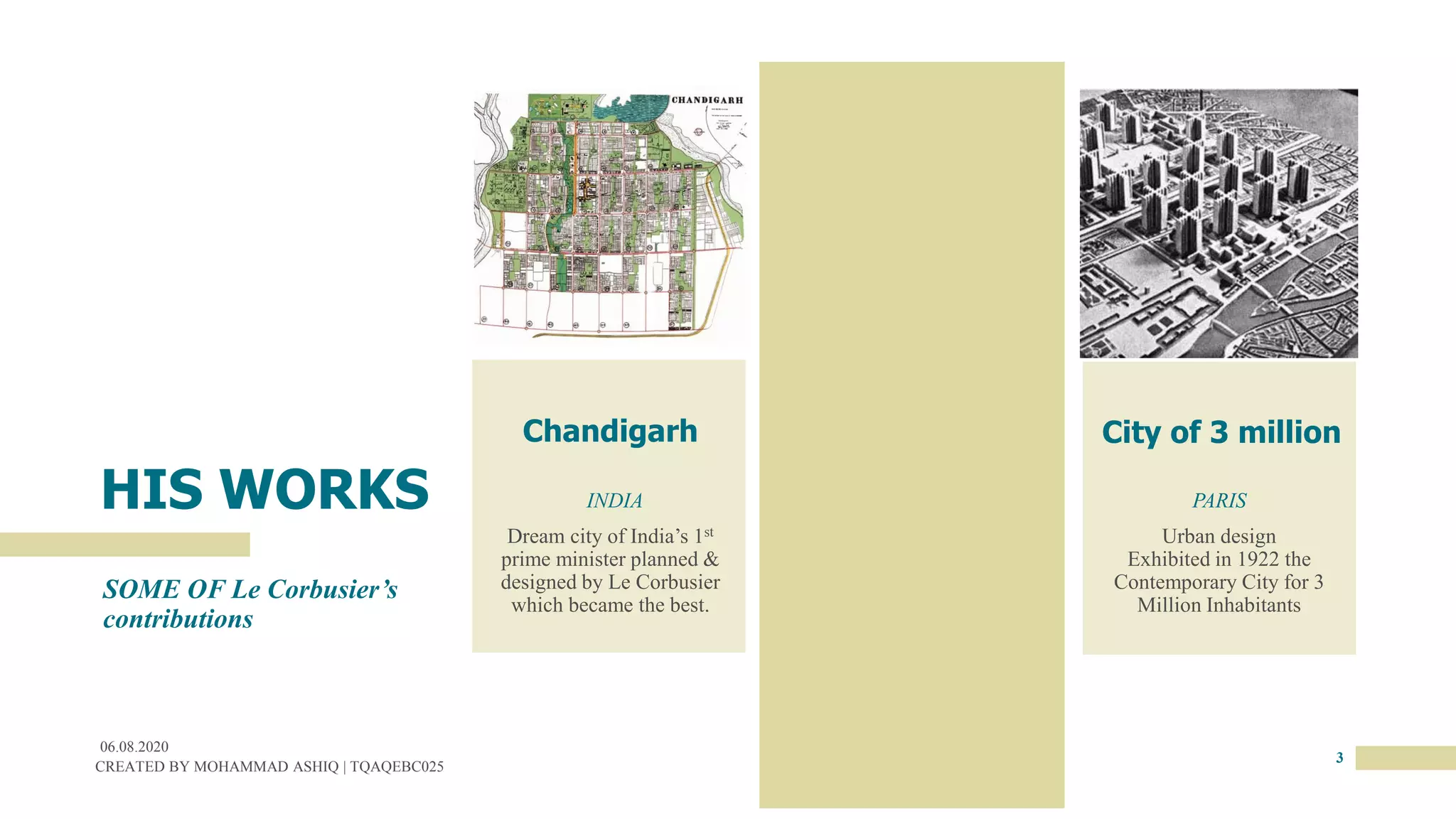 Le Corbusier Town Planning Chandigarh | PDF