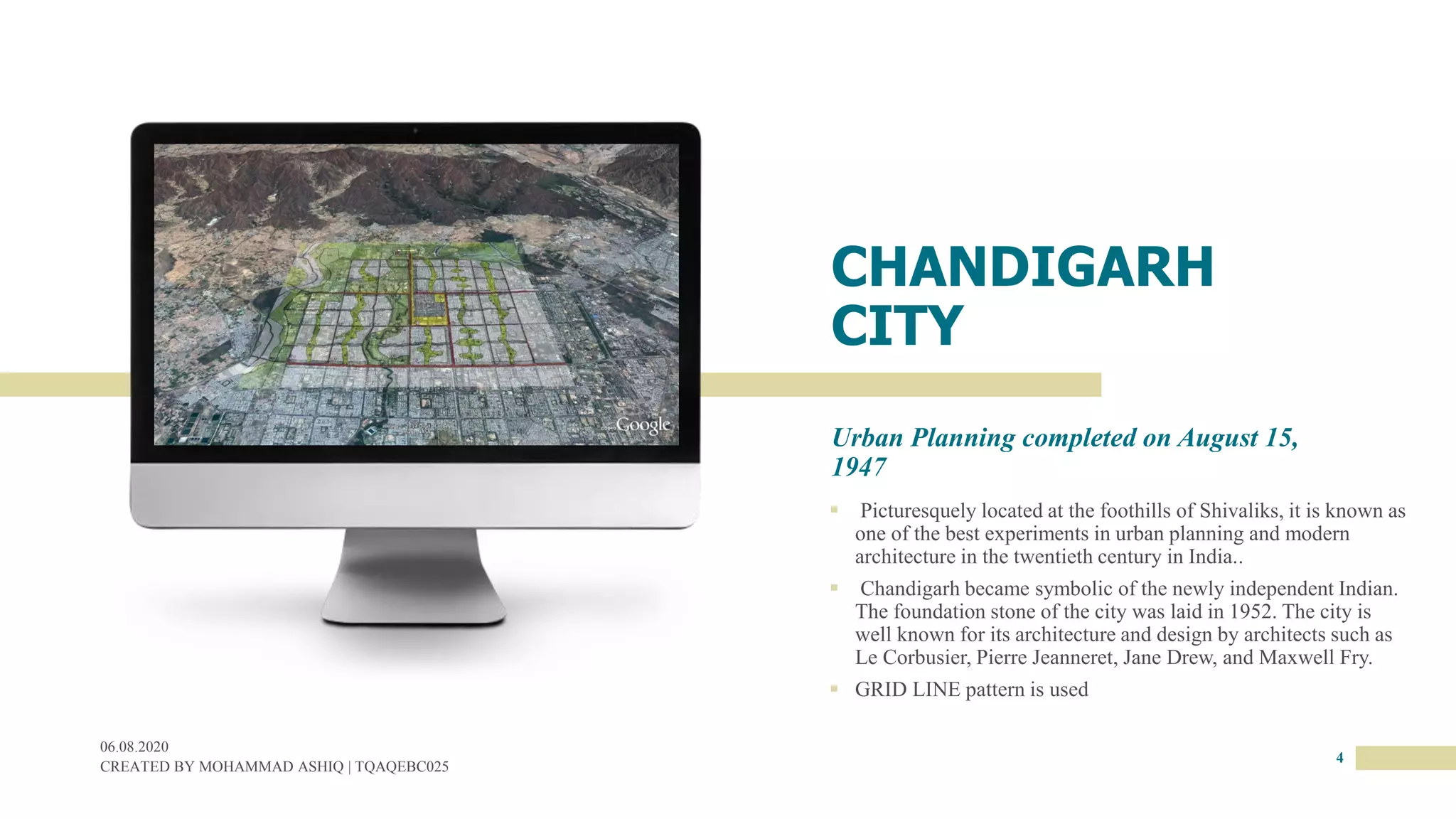 Le Corbusier Town Planning Chandigarh | PDF