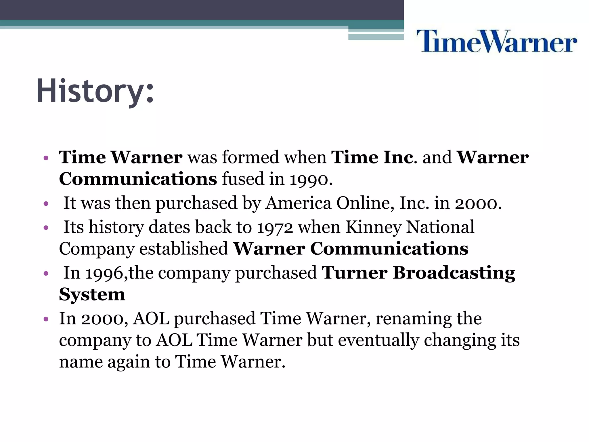 Time Warner | PPTX