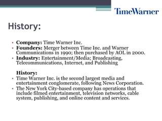 Time Warner | PPTX