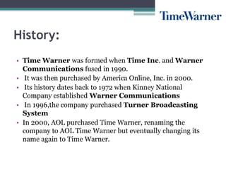 Time Warner History