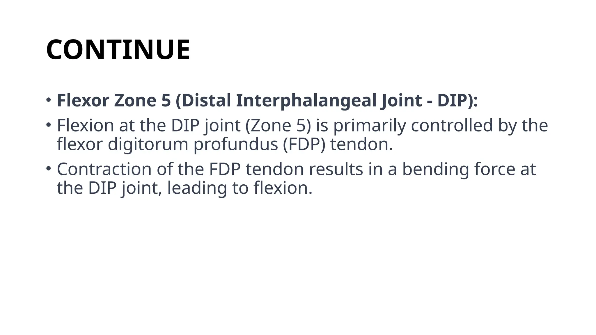 The zones of the hand flexor refer to anatomical areas of the hand ...