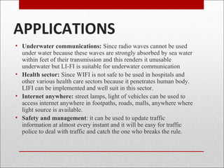 Li-Fi | PPT | Computer Networking | Computing