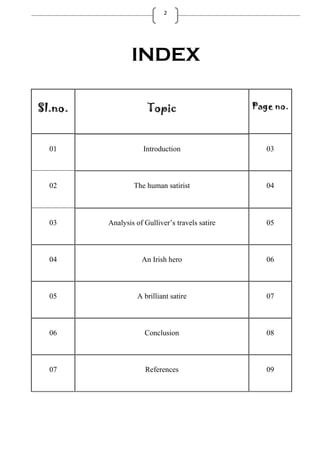 jonathan swift as a satirist | PDF