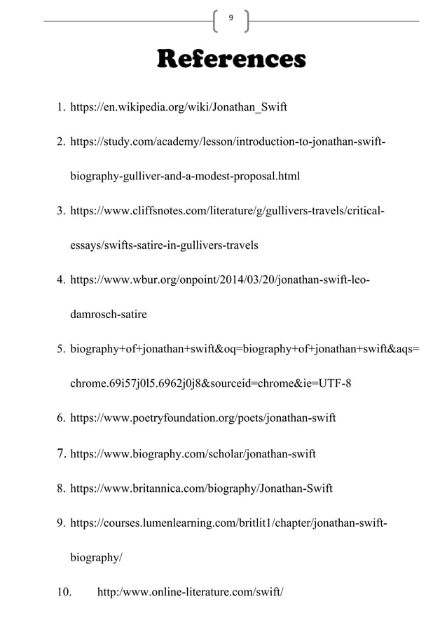 Jonathan Swift As A Satirist Pdf Humor And Satire Pop Culture