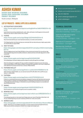 Ashish Kumar Senior UI/UX Designer/ Product Designer | PDF