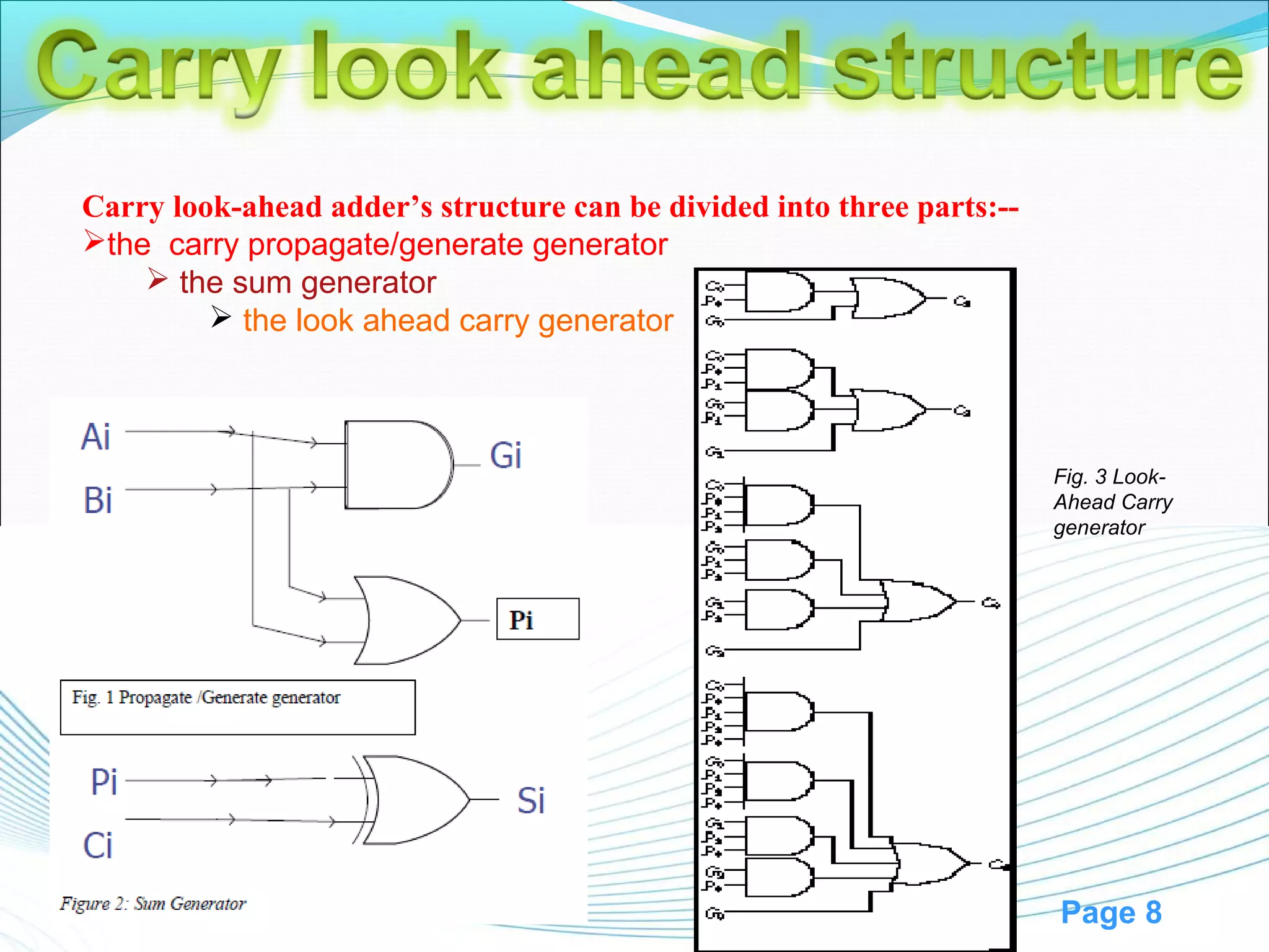 carry look ahead adder | PPT | Programming Languages | Computing