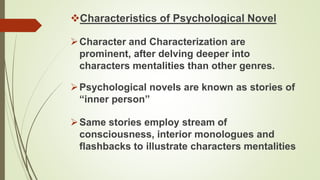Ashish Gadhvi TCAS-Psychological Novel | PPTX