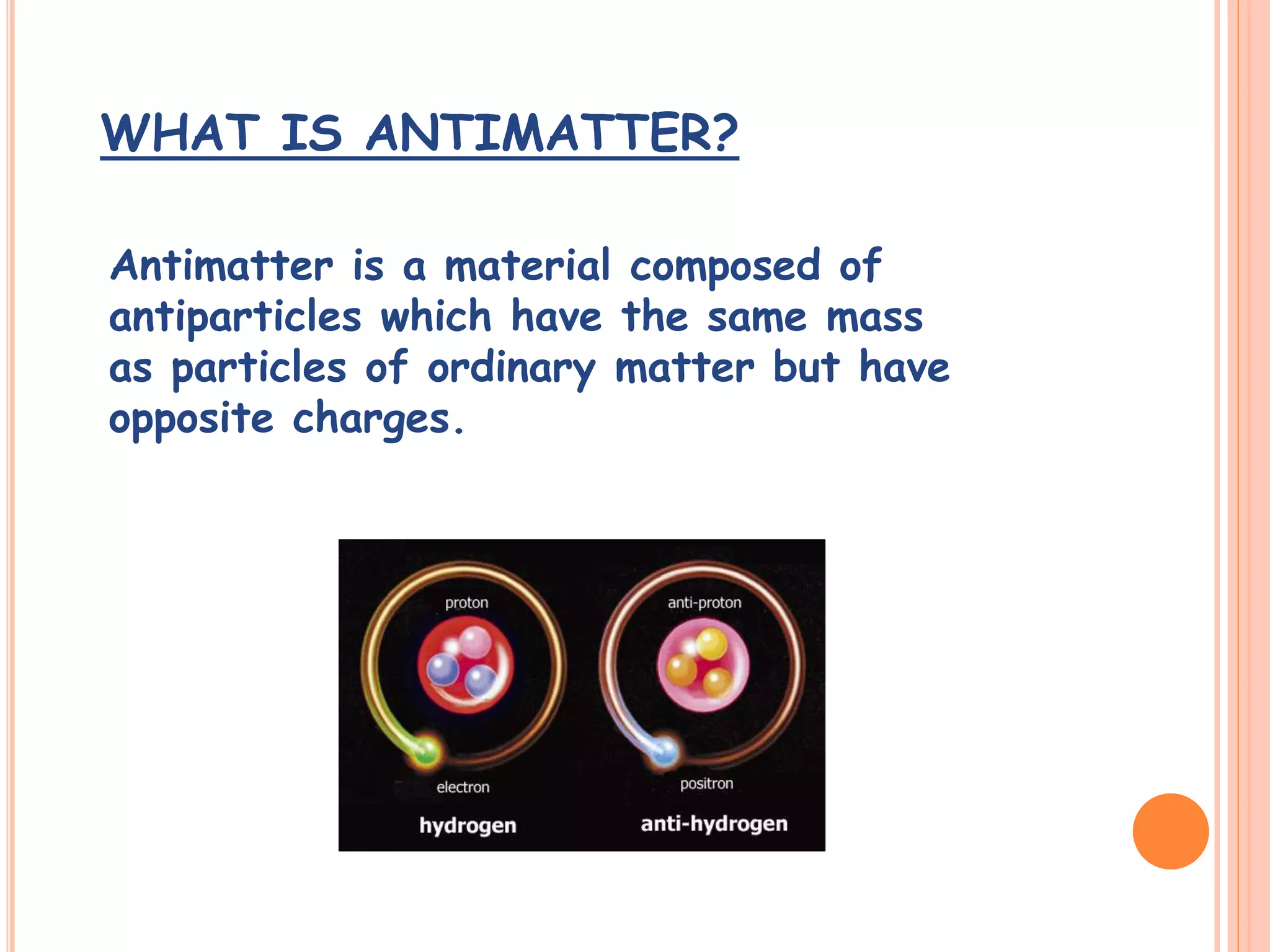 Anti Matter | PPTX