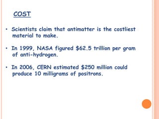 Anti Matter | PPTX