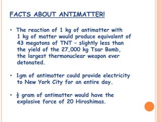 Anti Matter | PPTX