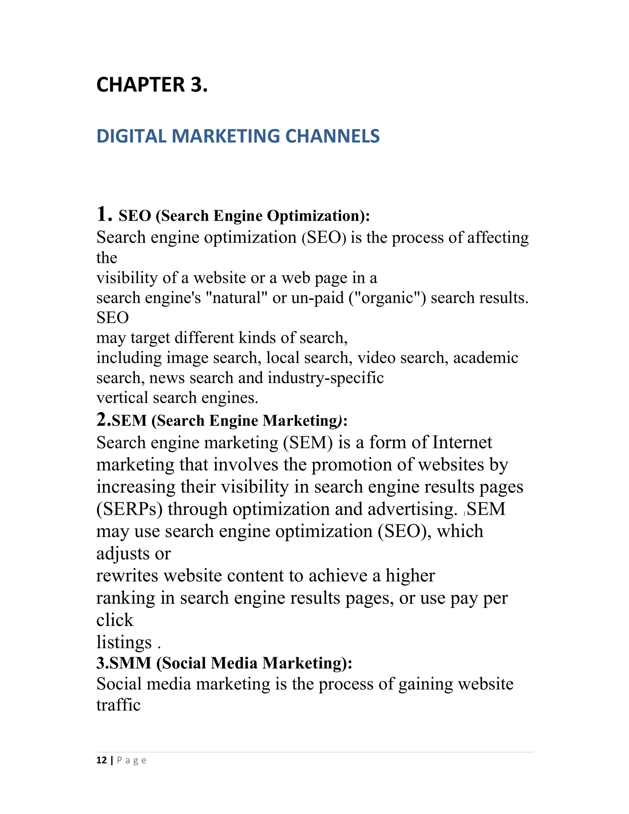 DIGITAL MARKETING REPORT | PDF