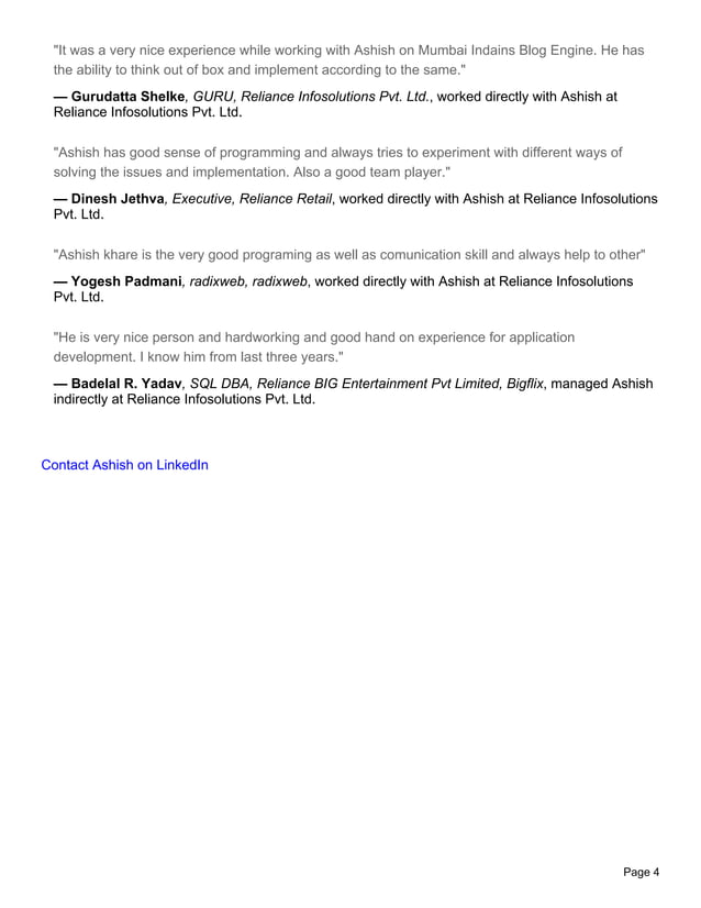 Ashish Khare | PDF | Programming Languages | Computing