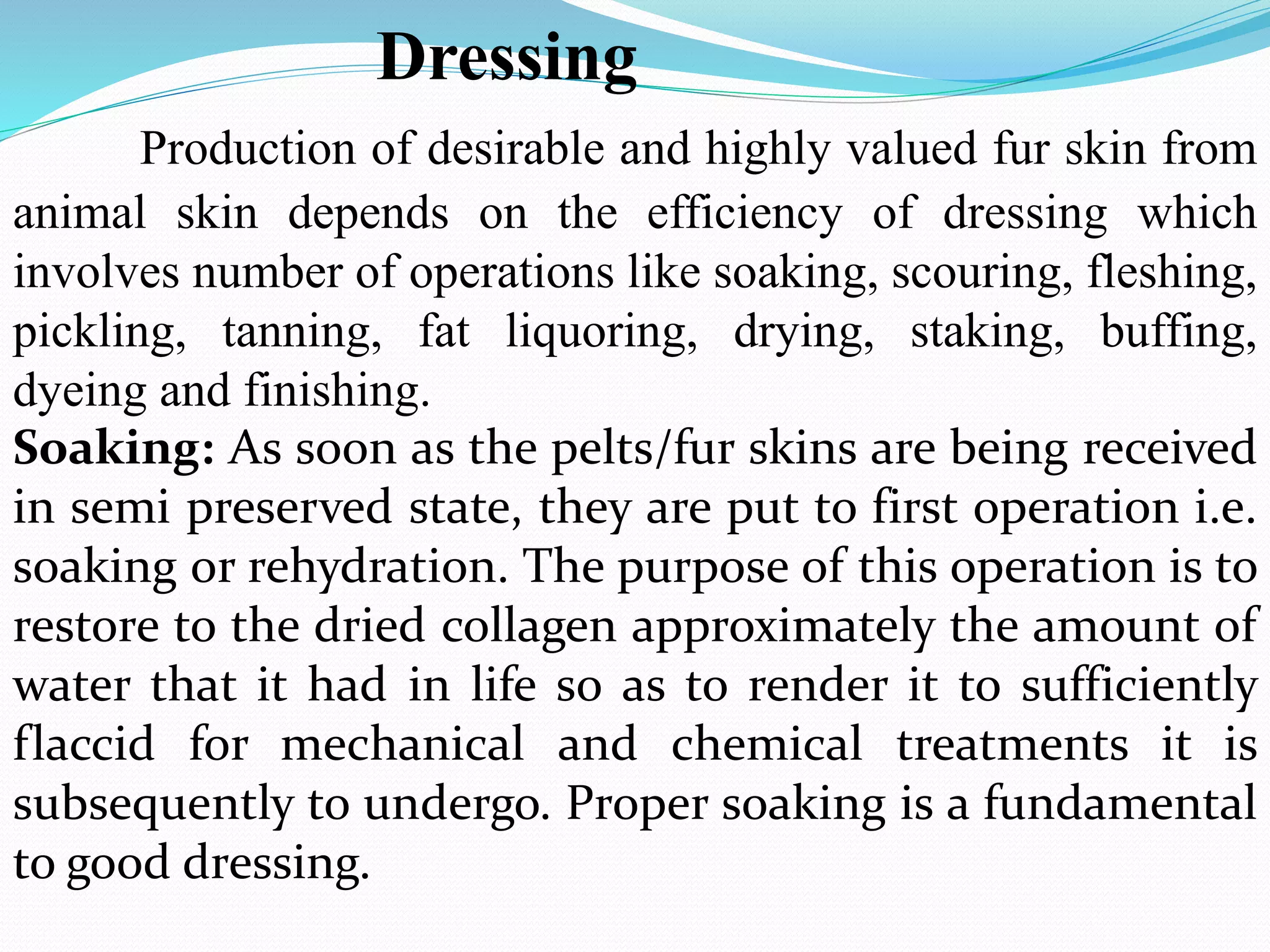 FUR PROCESSING LPT | PPTX